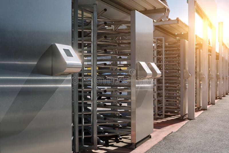 Many Turnstiles through Which Fans Can Enter the Stadium Using an ...