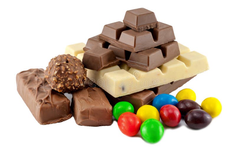 Many Types of Chocolate stock image. Image of square - 31208343