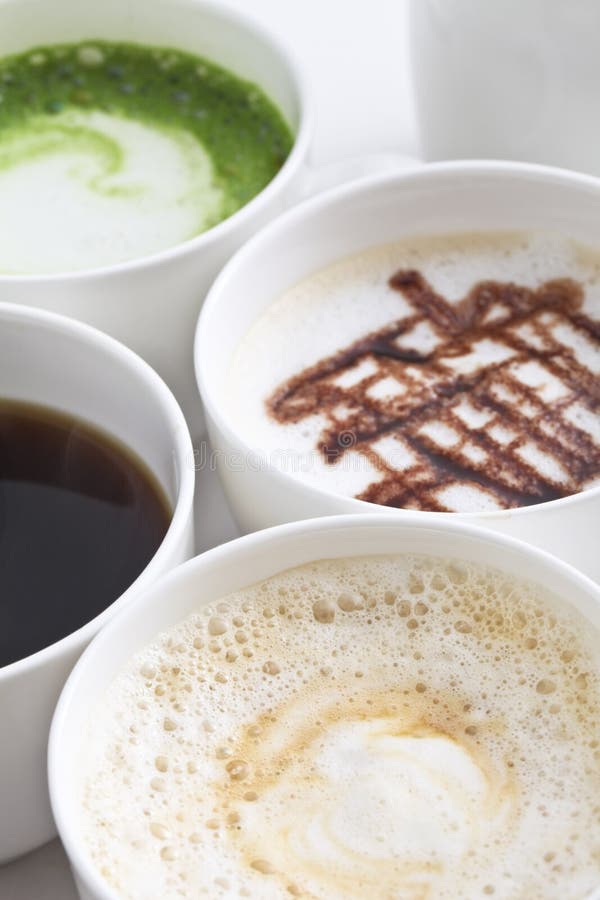 Many types of coffee stock photo. Image of macchiato - 33374208