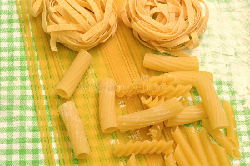Many types of pasta stock photo. Image of house, spaghetti - 47927632