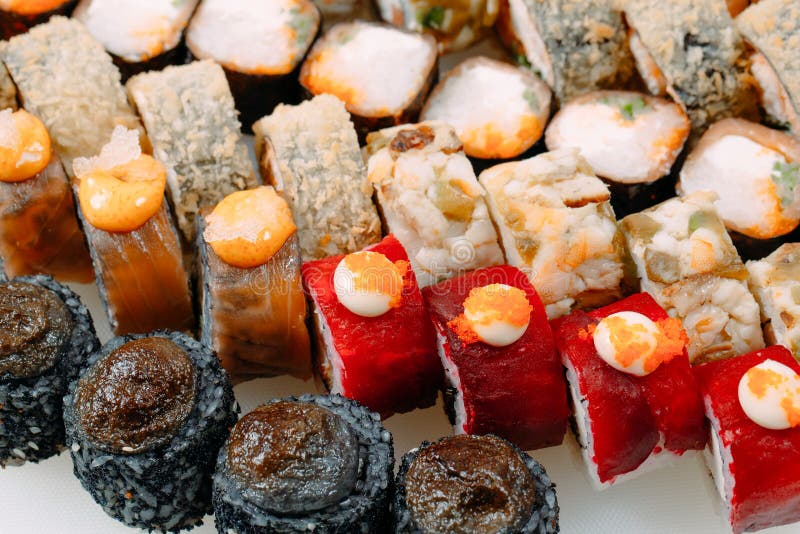 Many Types of Shusha are Stacked in a Row. Stock Image - Image of fresh ...