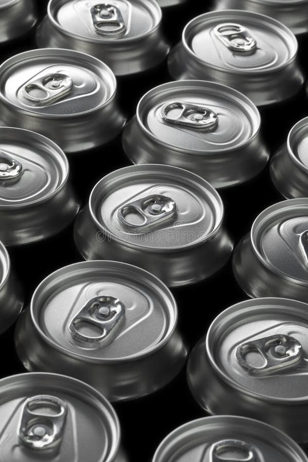 Many Unopened Beer Cans Closeup Stock Photo - Image of alcohol ...
