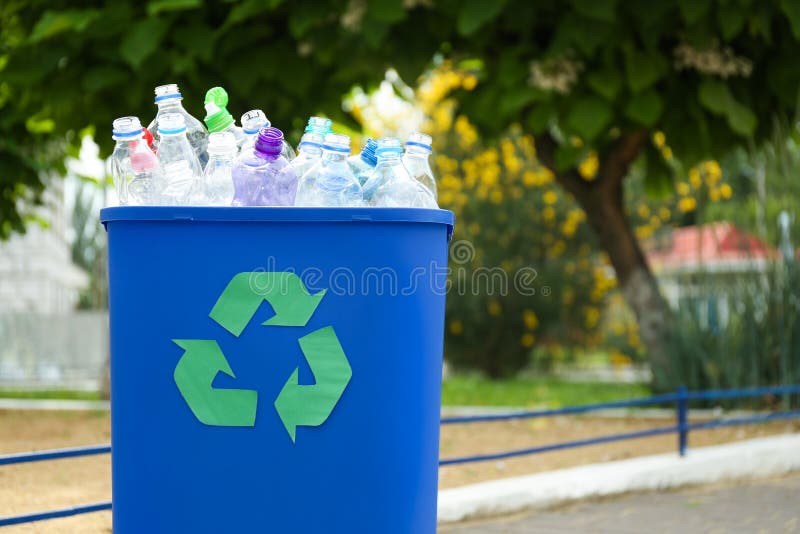 Plastic recycling - waste stock photo. Image of center - 15363298