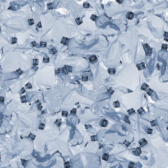 Many Used Crumpled Plastic Bottles As Background Stock Photo - Image of ...