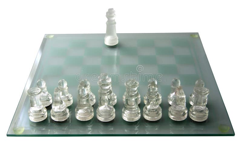 Many vs. One stock image. Image of business, white, chess - 12242285