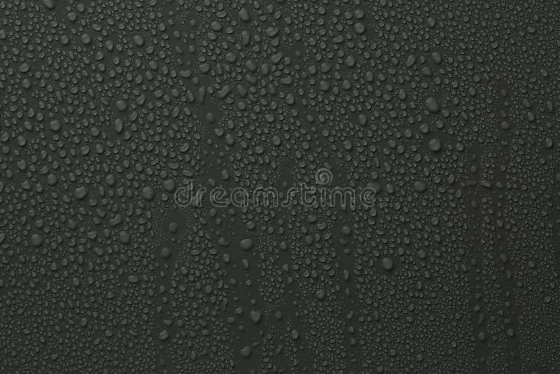Many Water Drops on Dark Grey Background Stock Photo - Image of ...