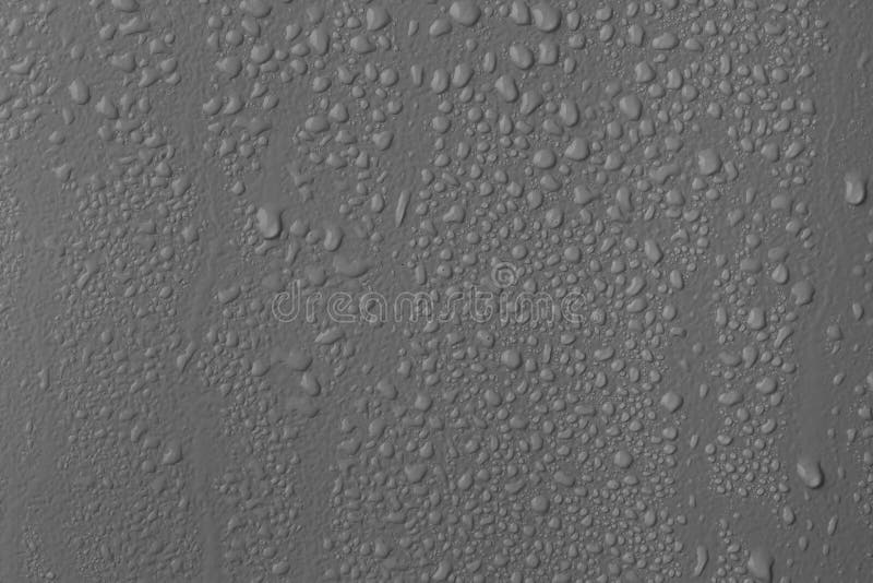 Many Water Drops on Grey Background Stock Image - Image of closeup ...