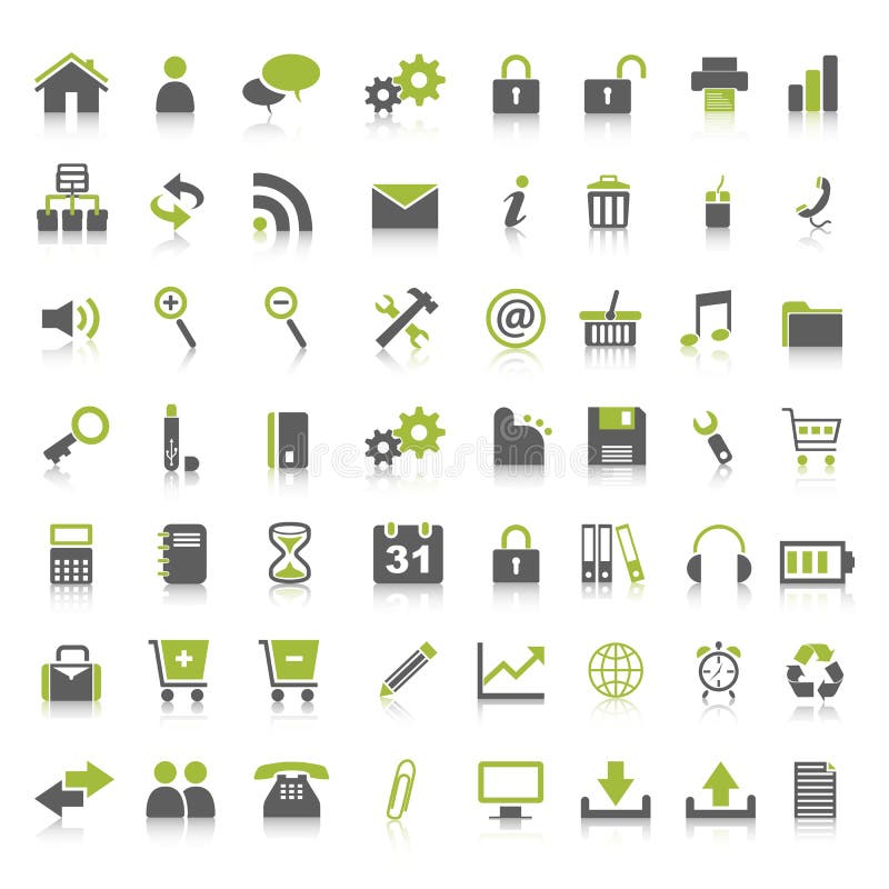 Ecommerce icon set stock vector. Illustration of cart - 32289625