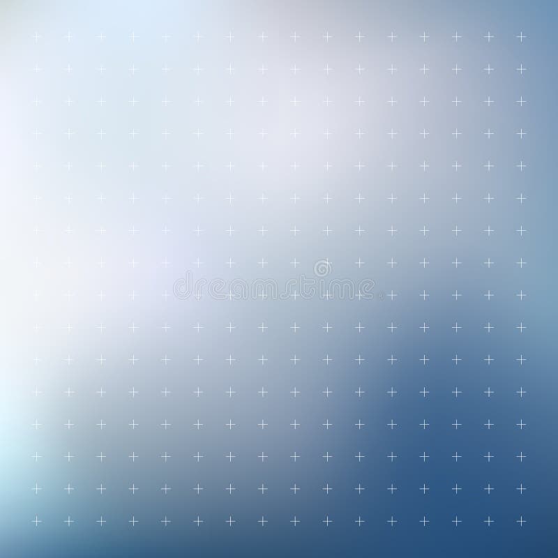 White Plus Icon on Blue Circle 3d Illustration Stock Illustration ...