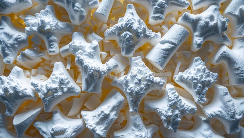 Many White Wax Support Structures for Investment Casting Forming ...