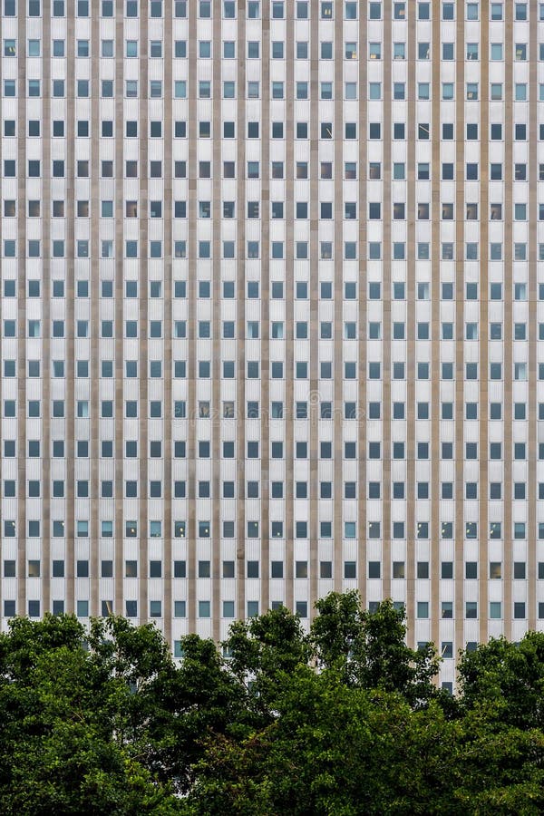 Many Windows in Steel and Concrete Building Stock Photo - Image of ...