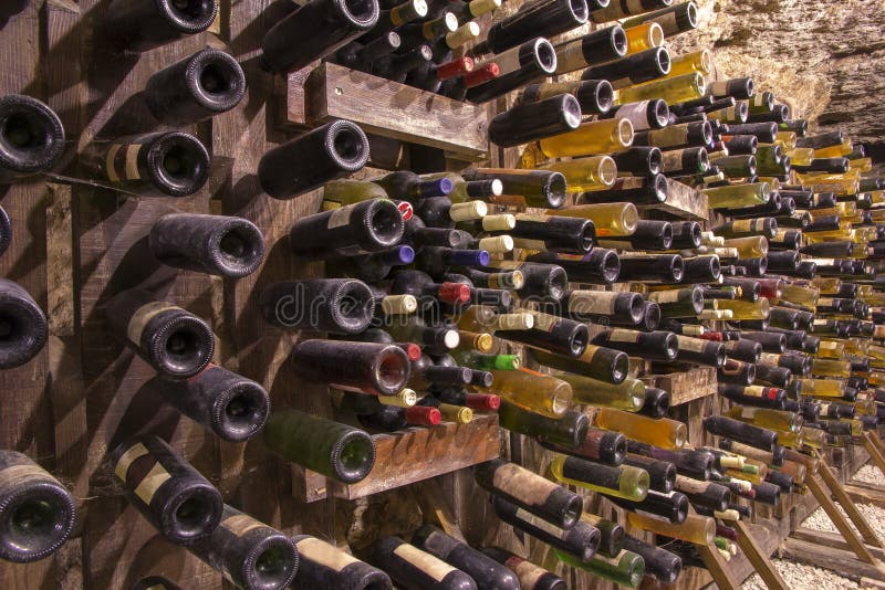 Many wine bottles stock photo. Image of grape, glass - 77293426