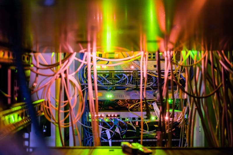 3+ Fiber optic cables data center Free Stock Photos - StockFreeImages