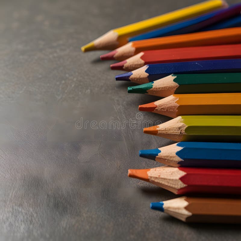 Many Wooden Pencil School Supply Writing Tool Stock Illustration ...