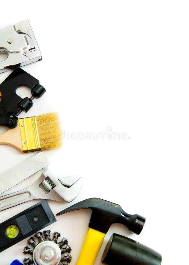 Hammer and ruler stock image. Image of hammer, industry - 34094457