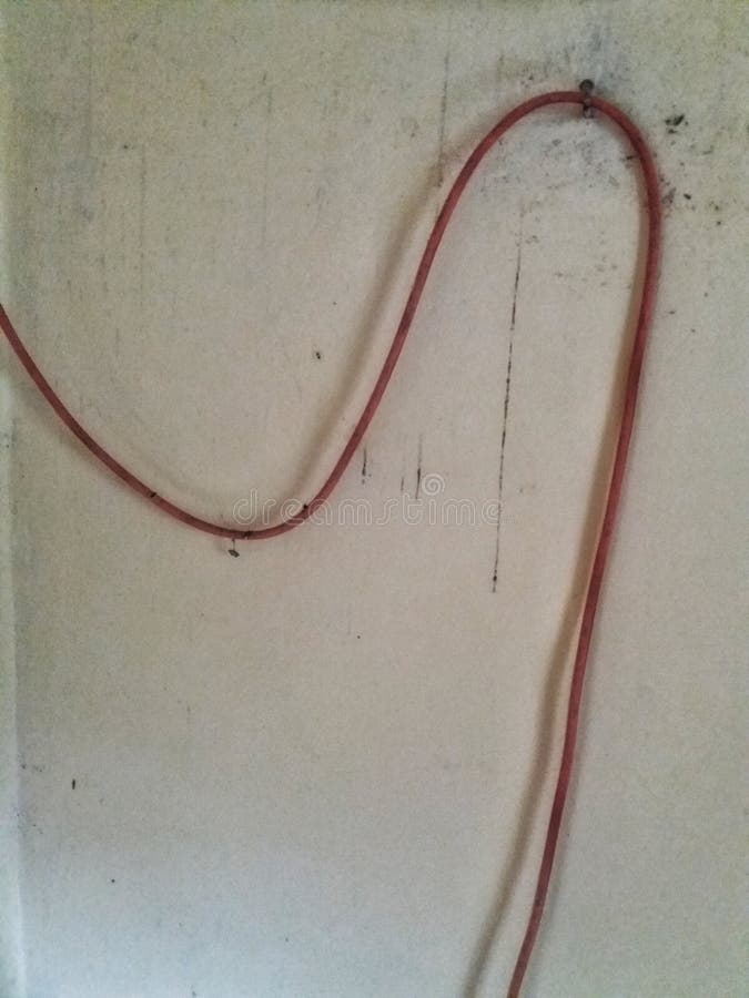 Old cable stock image. Image of nail, paint, home, cable - 134755713