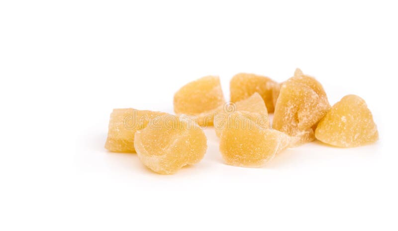 Candied Ginger Pieces in Random Pile. Stock Photo - Image of cooking ...