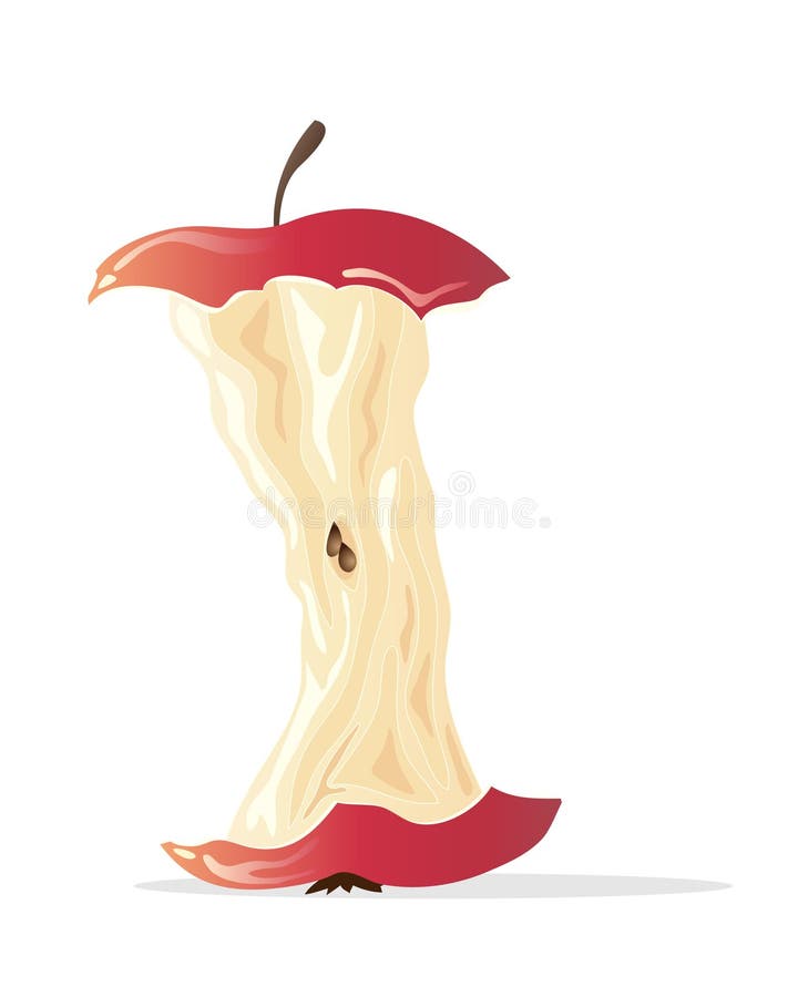 Manzana comida ilustración del vector. Ilustración de manzana - 28543941