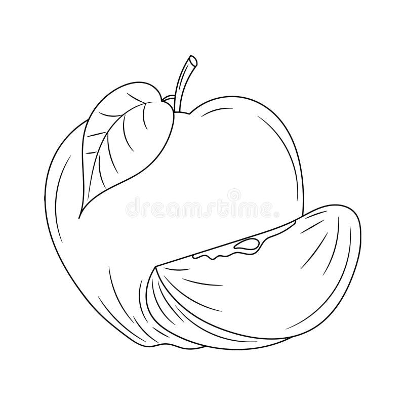 Icono De Forma De Contorno De Manzana En Fondo Blanco. Signo De Manzana ... Icono De Forma De Contorno De Manzana En Fondo Blanco. Signo De Manzana ...