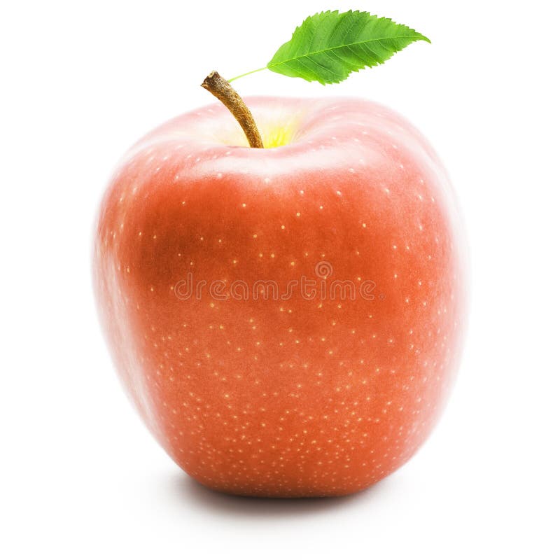 Manzana roja imagen de archivo. Imagen de brillante, manzana - 29365827