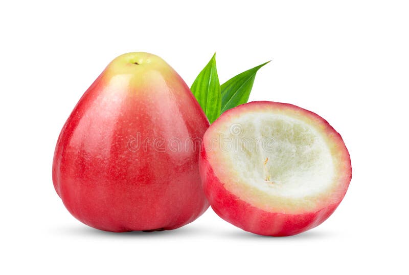 Manzana Rosa Aislada En Blanco Foto de archivo - Imagen de alarma ...