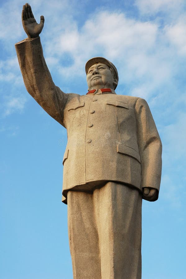 Mao s statue stock image. Image of statue, blue, former - 13298313