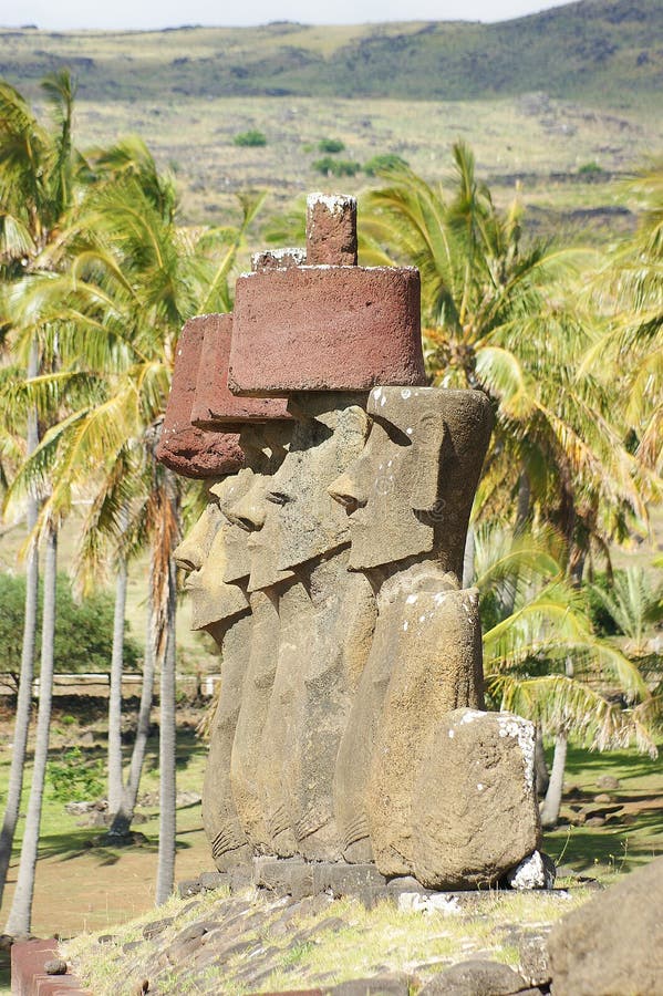 Easter island stock photo. Image of polynesian, moai - 13597818
