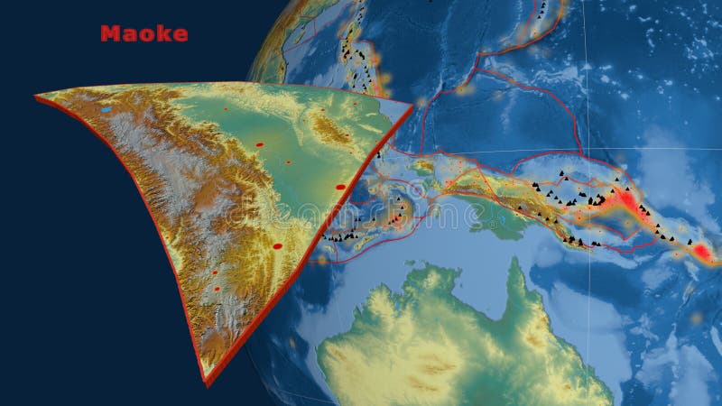Maoke Plate Described and Presented - Relief Stock Illustration ...
