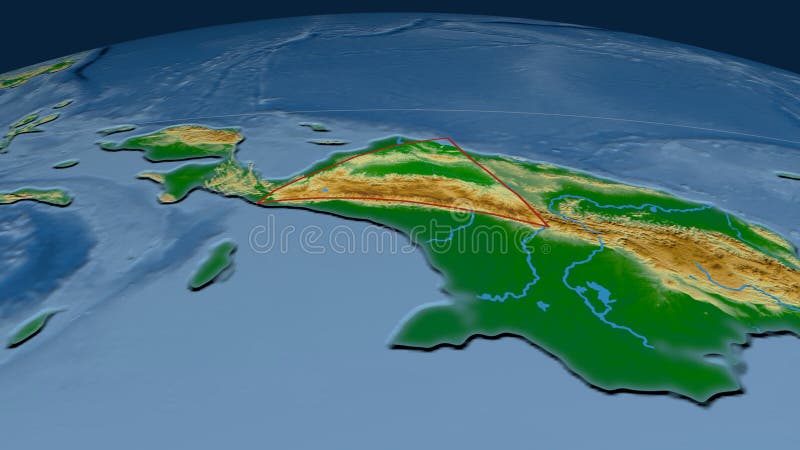 Maoke Plate Outlined - Physical Stock Illustration - Illustration of ...