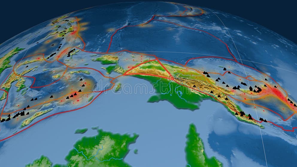 Maoke Plate Outlined - Physical Stock Illustration - Illustration of ...