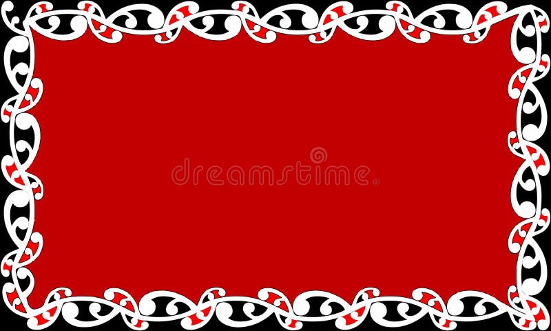 MAORI FRAME. Set of Labels and Elements. Vector Set Illustration ...