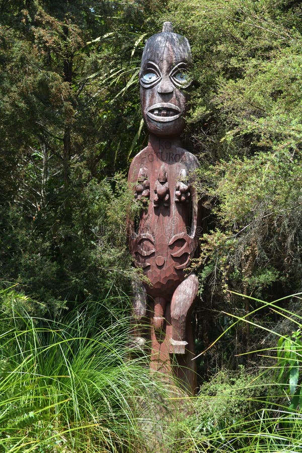 Te Parapara Maori Garden In Hamilton Gardens New Zealand Stock Foto ...