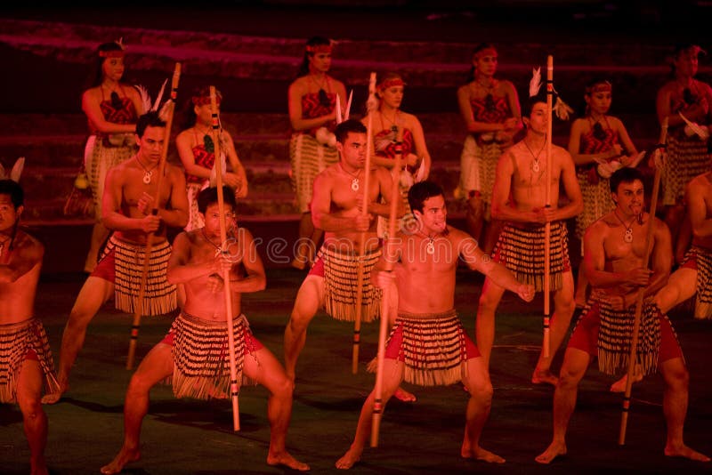 Maori Haka editorial photo. Image of dramatic, stage, show - 8633376