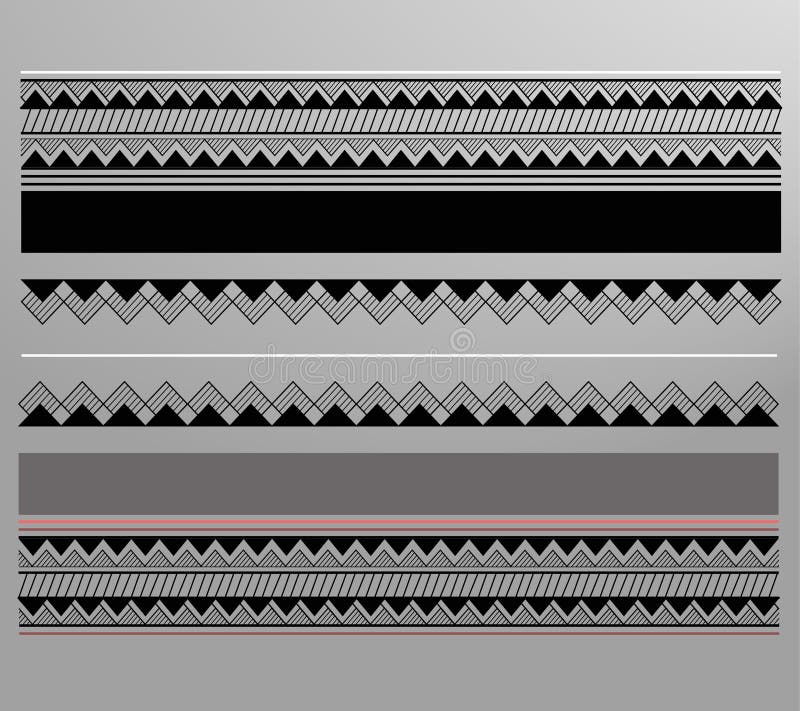 Maori pattern a stock vector. Illustration of lines, polynesian - 55012133