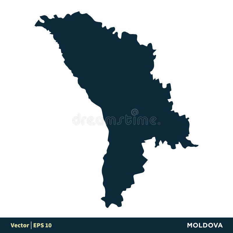 Moldova - Europe Countries Map Vector Icon Template Illustration Design ...