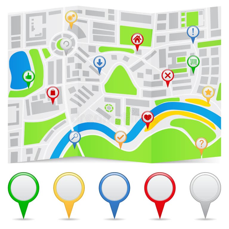 Turn Map Stock Illustrations – 5,269 Turn Map Stock Illustrations ...