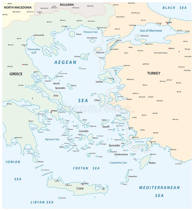Aegean Map Stock Illustrations – 2,526 Aegean Map Stock Illustrations ...