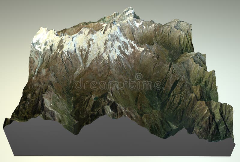 Monte Rosa Mountain, Popular Peaks for Climbing. Mountain Massif ...