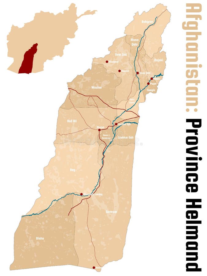 Helmand Province Map