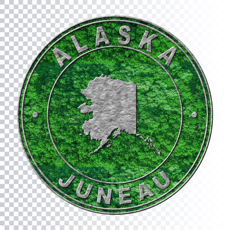 Map of Alaska, Environment Concept, Co2 Emission Concept Stock ...