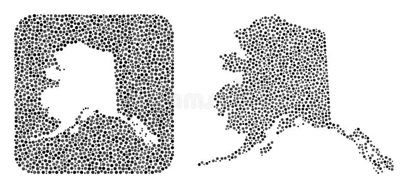 Alaska State flag button stock illustration. Illustration of buttons ...