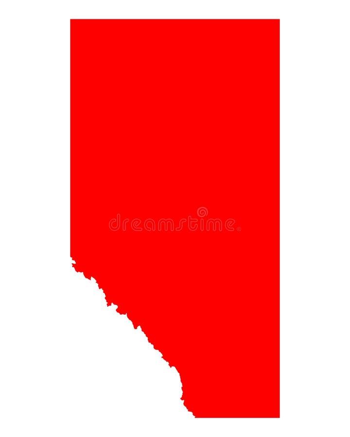 Map of Alberta stock vector. Illustration of line, province - 80383506
