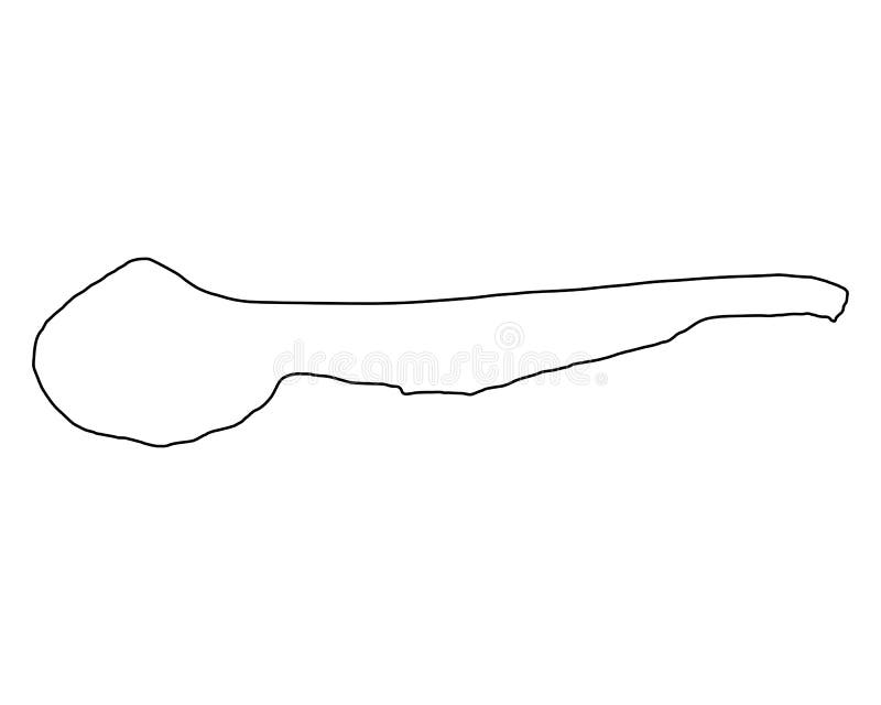 Map of Ameland stock vector. Illustration of geography - 160730626