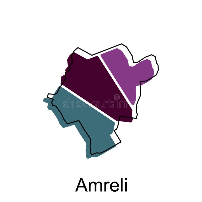 Amreli Map Stock Illustrations – 7 Amreli Map Stock Illustrations ...