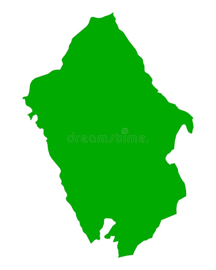 Map of Ancash stock vector. Illustration of green, vector - 189639445