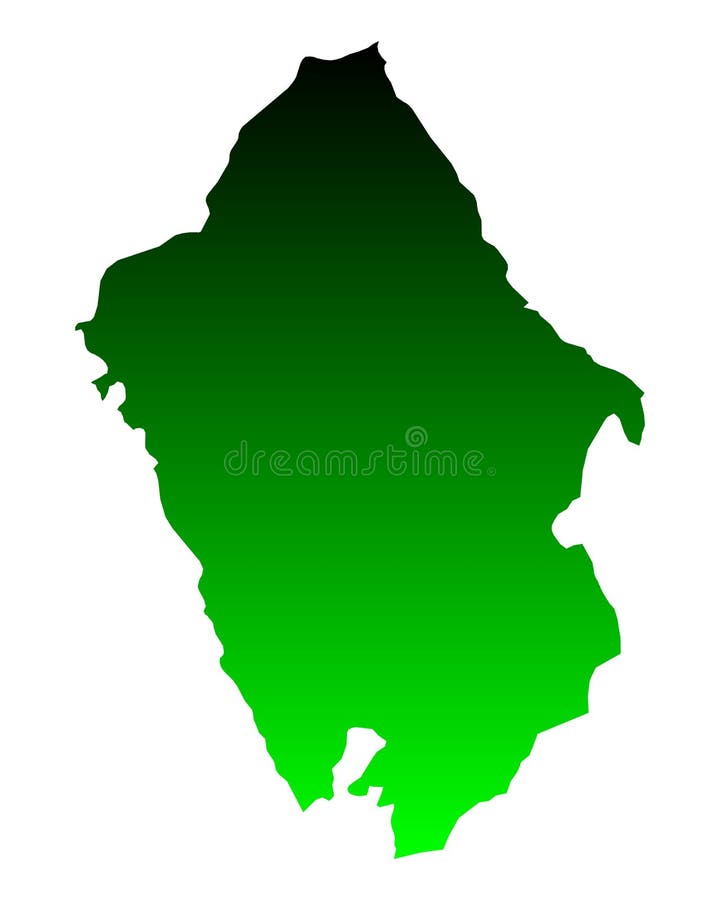 Map of Ancash in Peru stock vector. Illustration of blue - 168021587