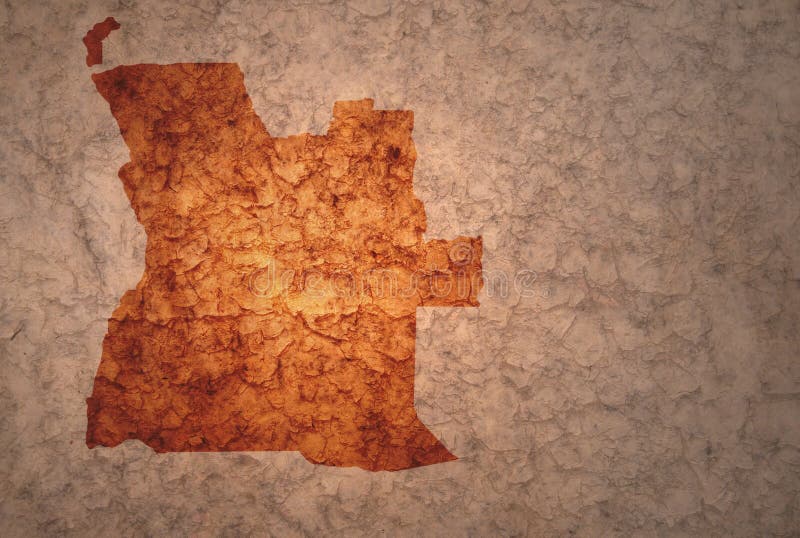 Vintage angola map stock image. Image of east, flag, angolan - 97048993