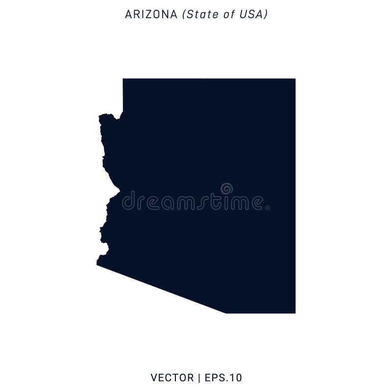 Map of Arizona Vector Design Template Stock Vector - Illustration of ...