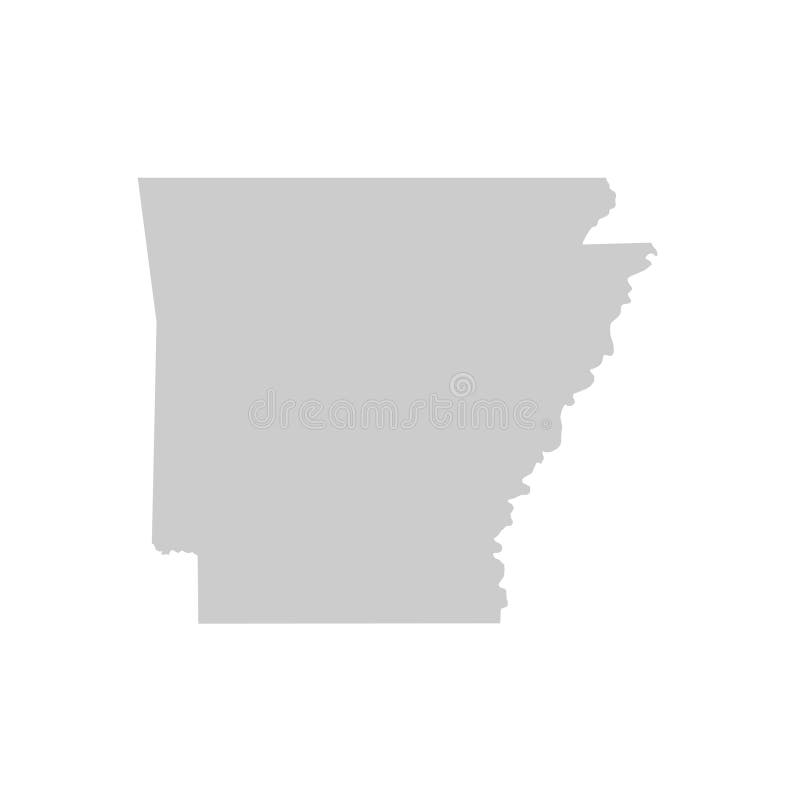 Map of Arkansas, AR stock illustration. Illustration of jonesboro - 377054853