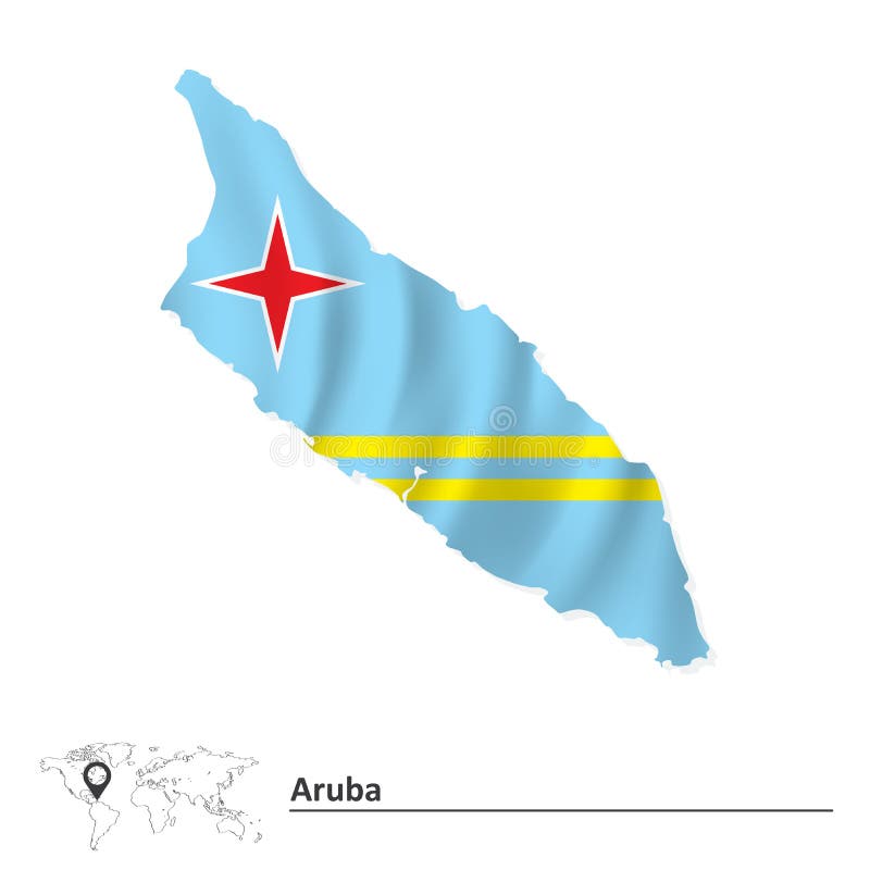 Aruba outline map stock vector. Illustration of blank - 105449376 Aruba outline map stock vector. Illustration of blank - 105449376